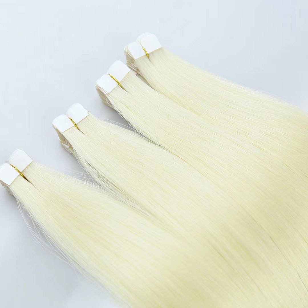 Human hair mini tape in hair extensions – HSUhairextensions